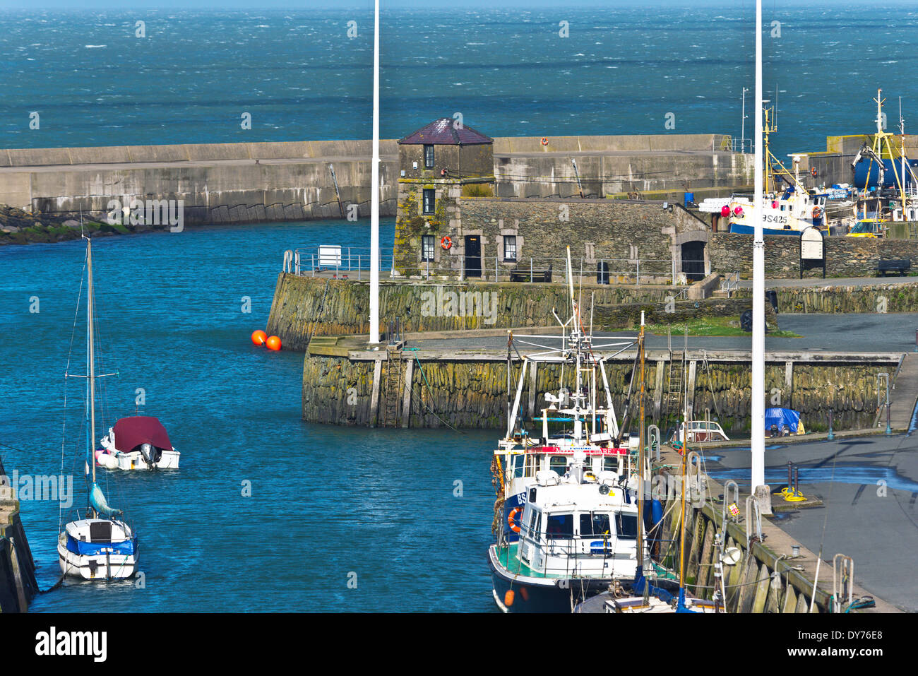 Amlwch Port 04 2014 Anglesey North Wales uK Stock Photo - Alamy