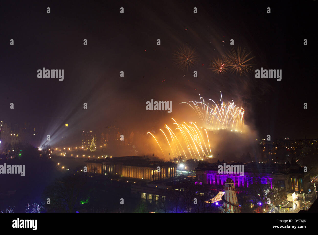 Edinburgh Hogmanay Street Party and Fireworks was the 20th year of the ...
