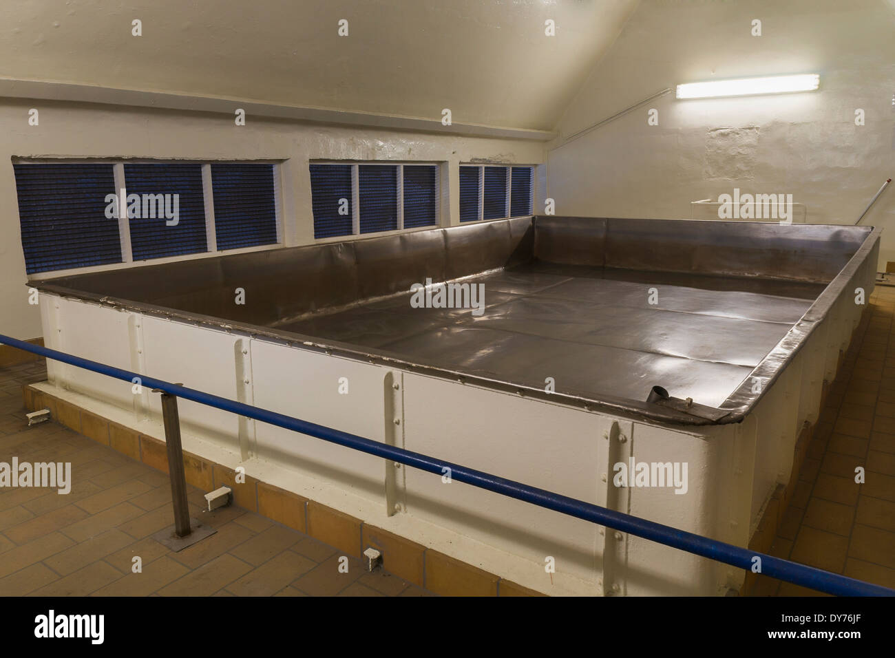 Open fermenter at Brewery Stock Photo - Alamy