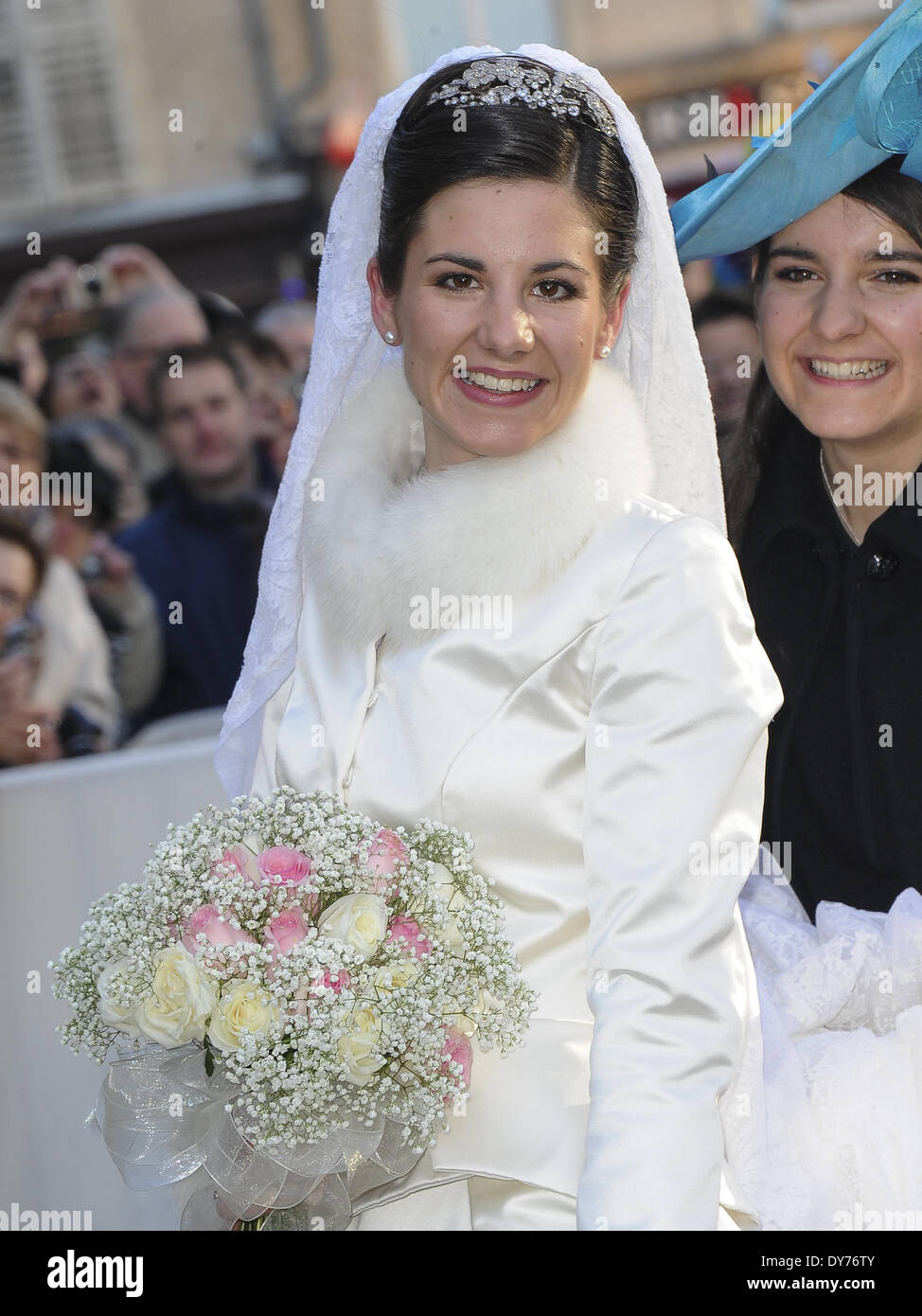 The wedding of Archduke Christoph of Austria and Archduchess Adelaide Drape-Frisch at Saint ...