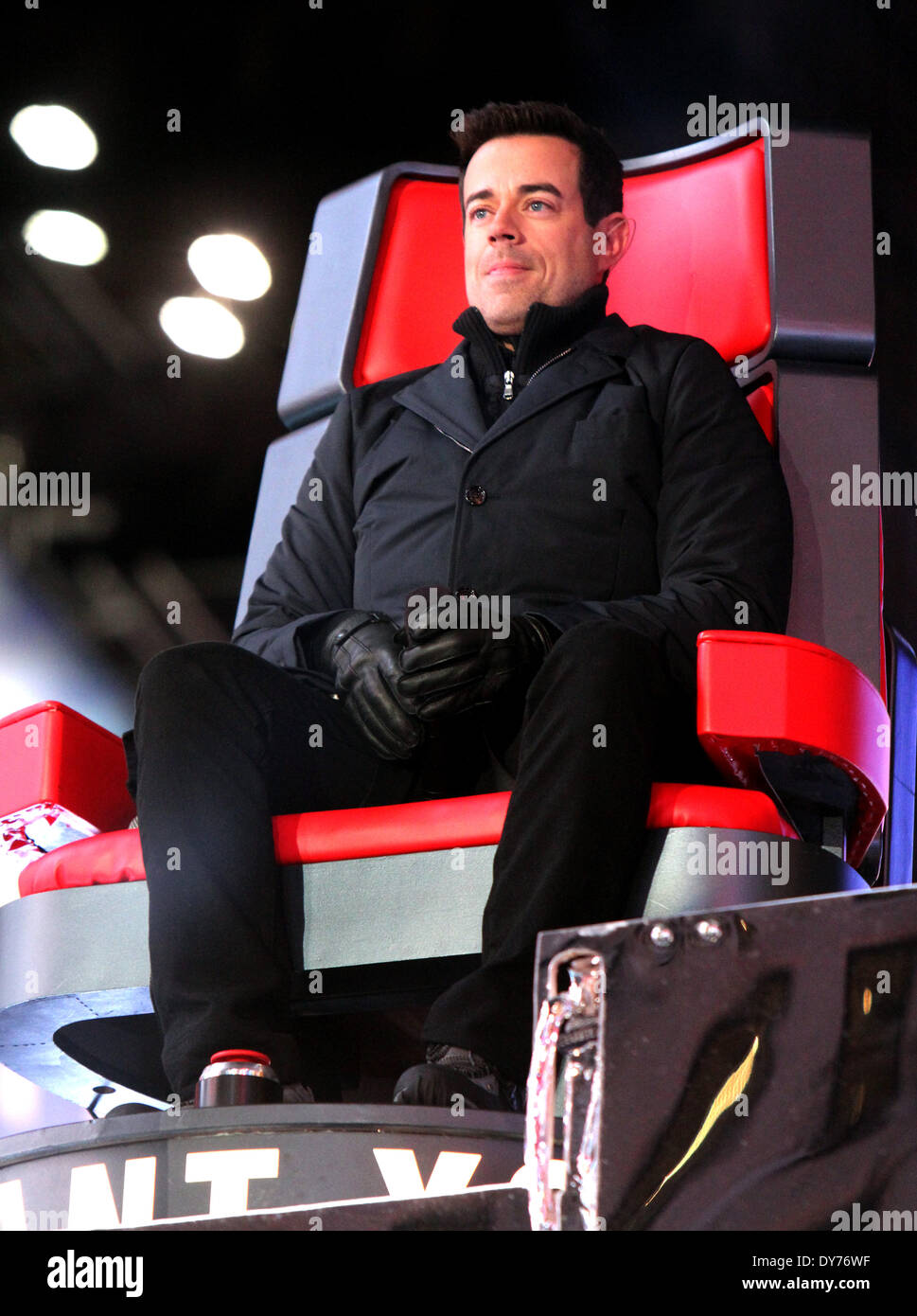 Celebrities in Times Square for the New Year's Eve celebrations ...