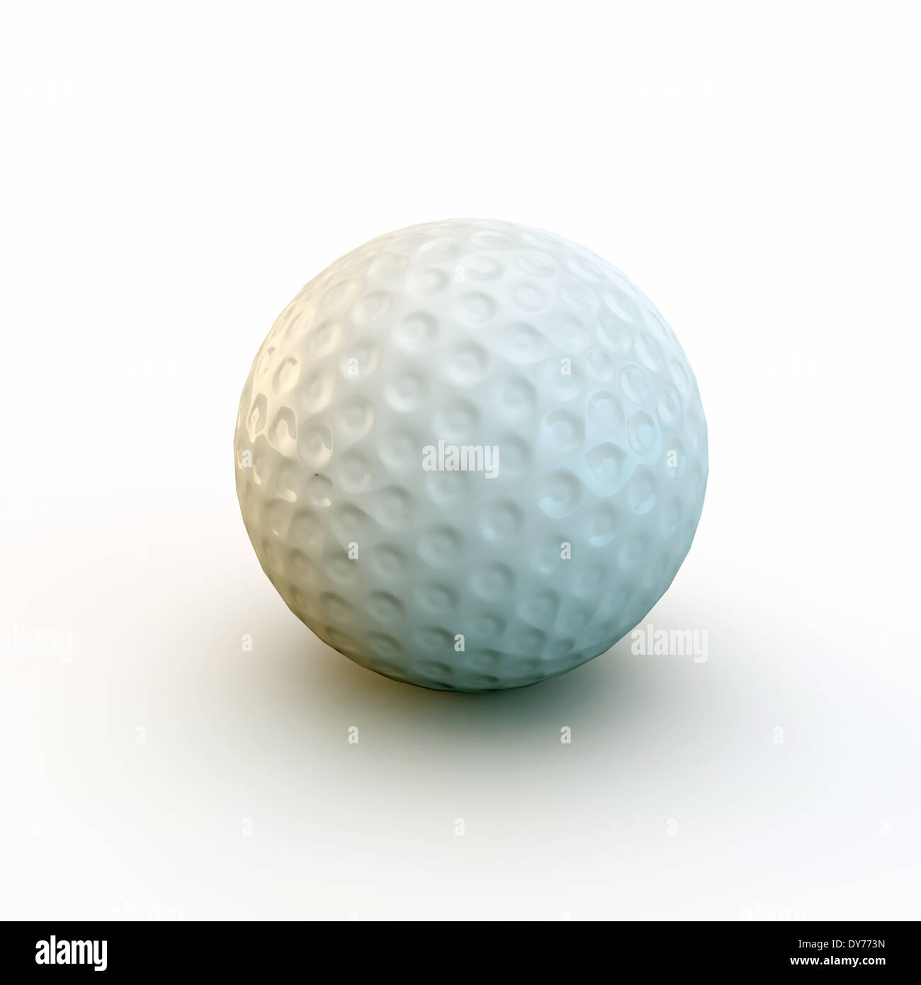 illustration of a golf ball isolated on white background Stock Photo ...