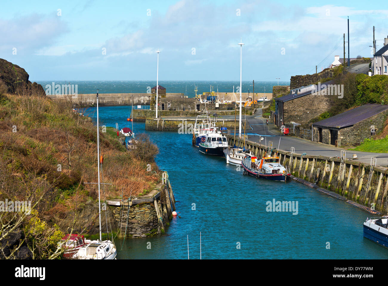 Amlwch Port 04 2014 Anglesey North Wales uK Stock Photo - Alamy