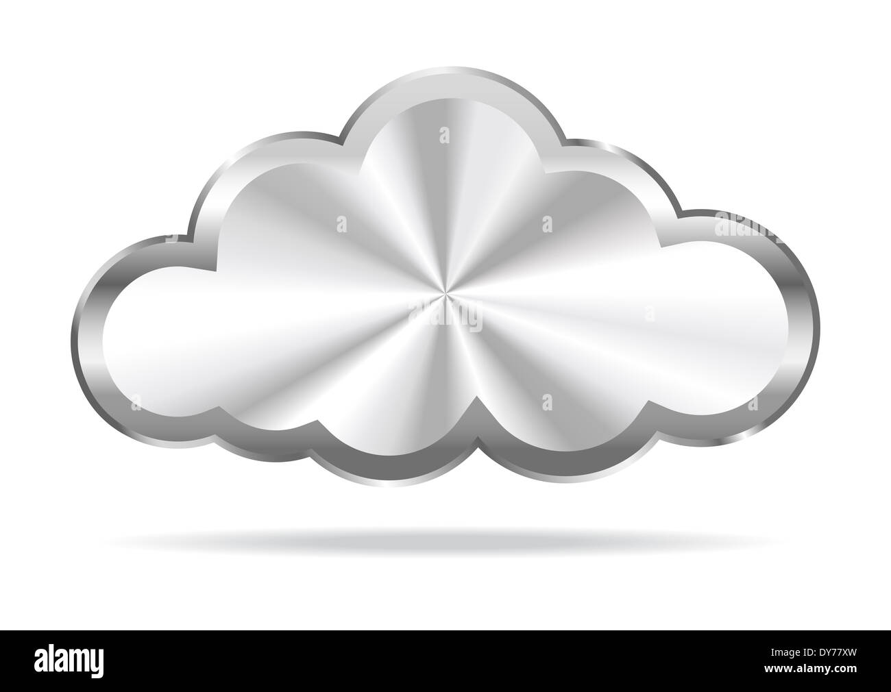 Cloud Computing - Virtual Cloud Icon Stock Photo - Alamy