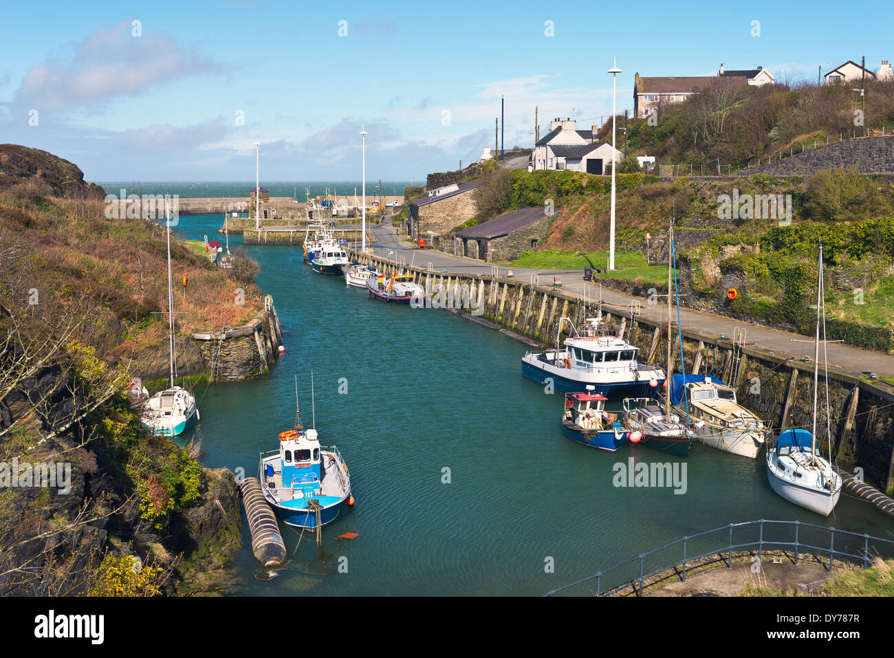 Amlwch Port 04 2014 Anglesey North Wales uK Stock Photo - Alamy