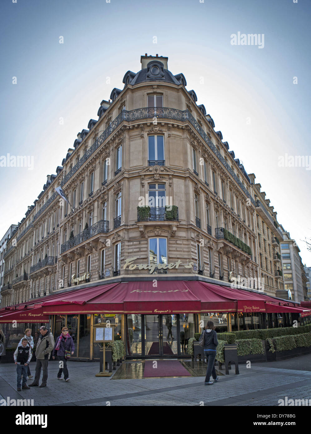 Fouquets famous celebrity restaurant on the champs elysee Paris, France ...