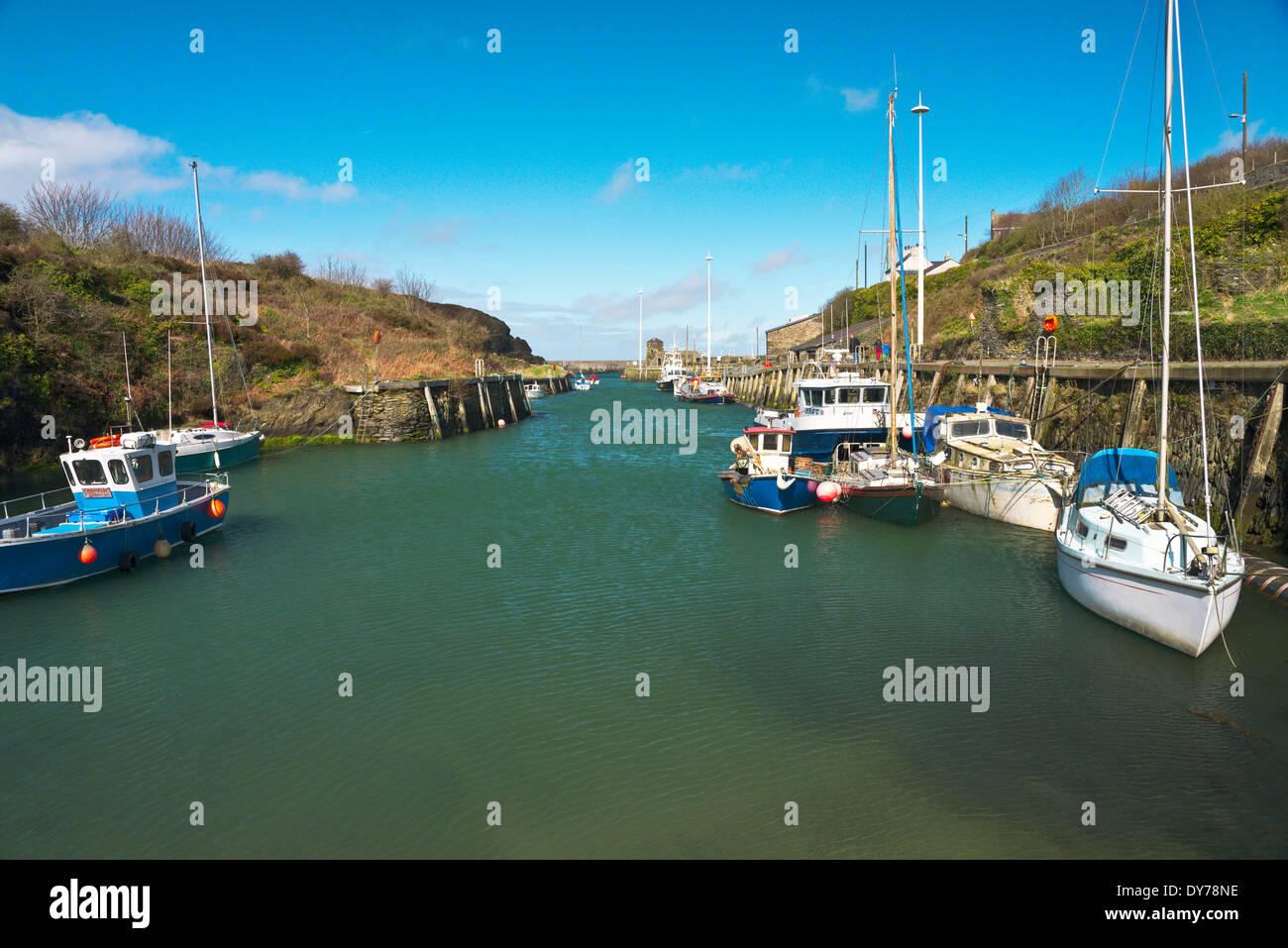 Amlwch Port 04 2014 Anglesey North Wales uK Stock Photo - Alamy