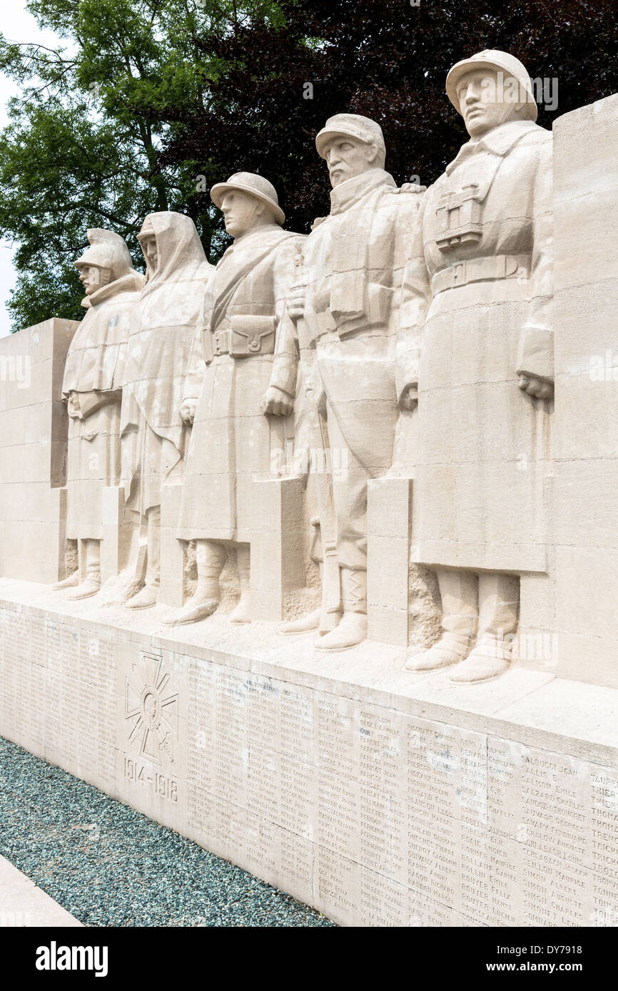 World War One Monument for Sons of Verdun - cavalry, artillery ...