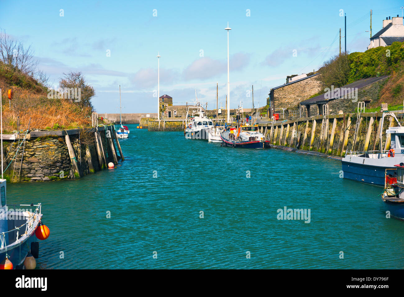 Amlwch Port 04 2014 Anglesey North Wales uK Stock Photo - Alamy