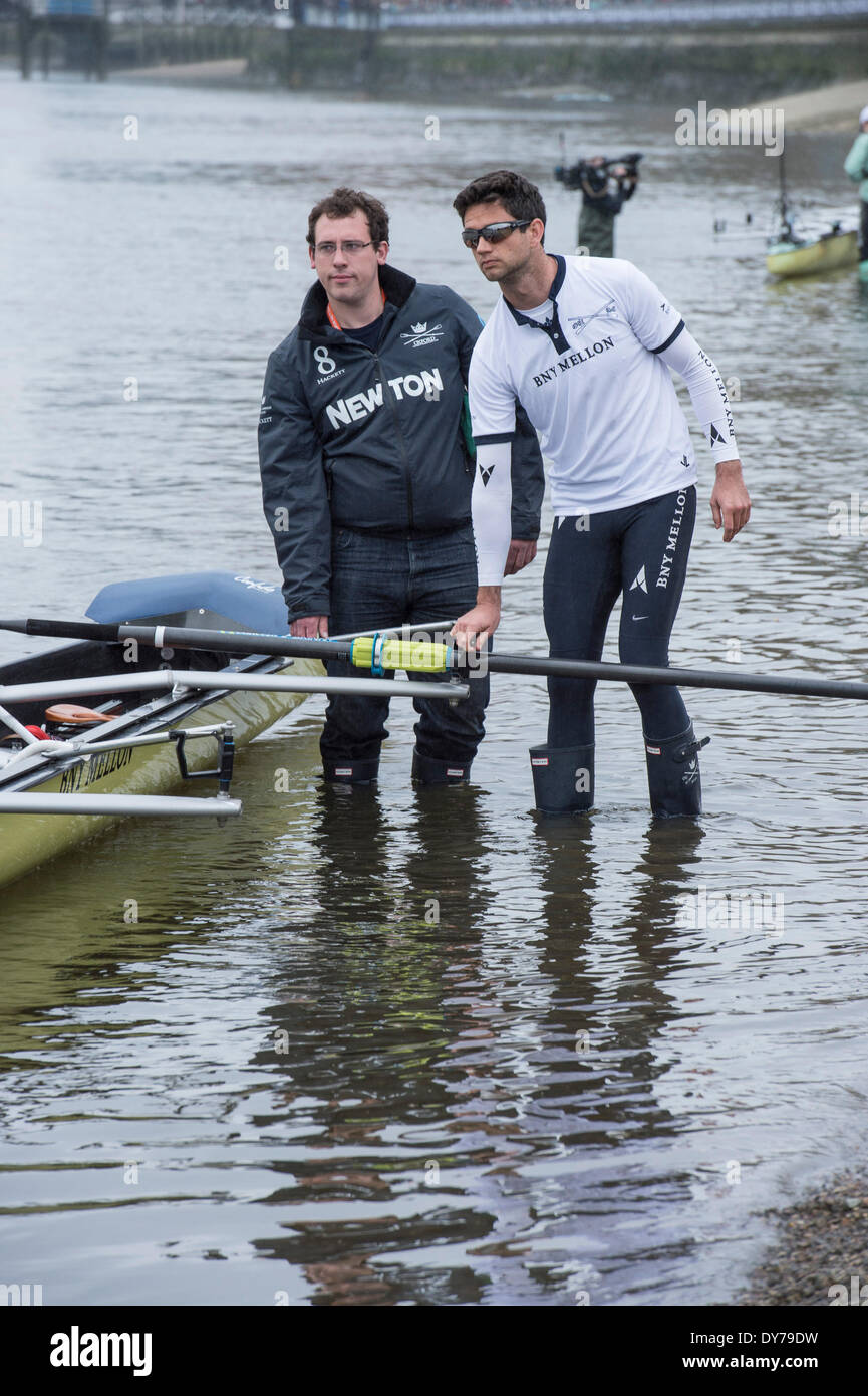06.04.2014. The Oxford & Cambridge Universities Boat Race. Oxford Bow ...