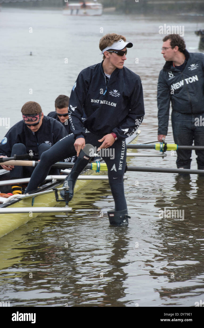 06.04.2014. The Oxford & Cambridge Universities Boat Race. Oxford No 4 ...