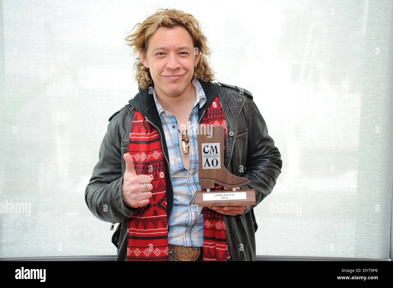 Toronto, Canada. 8th April 2014. Nominee Marshall Dane poses for photo ...