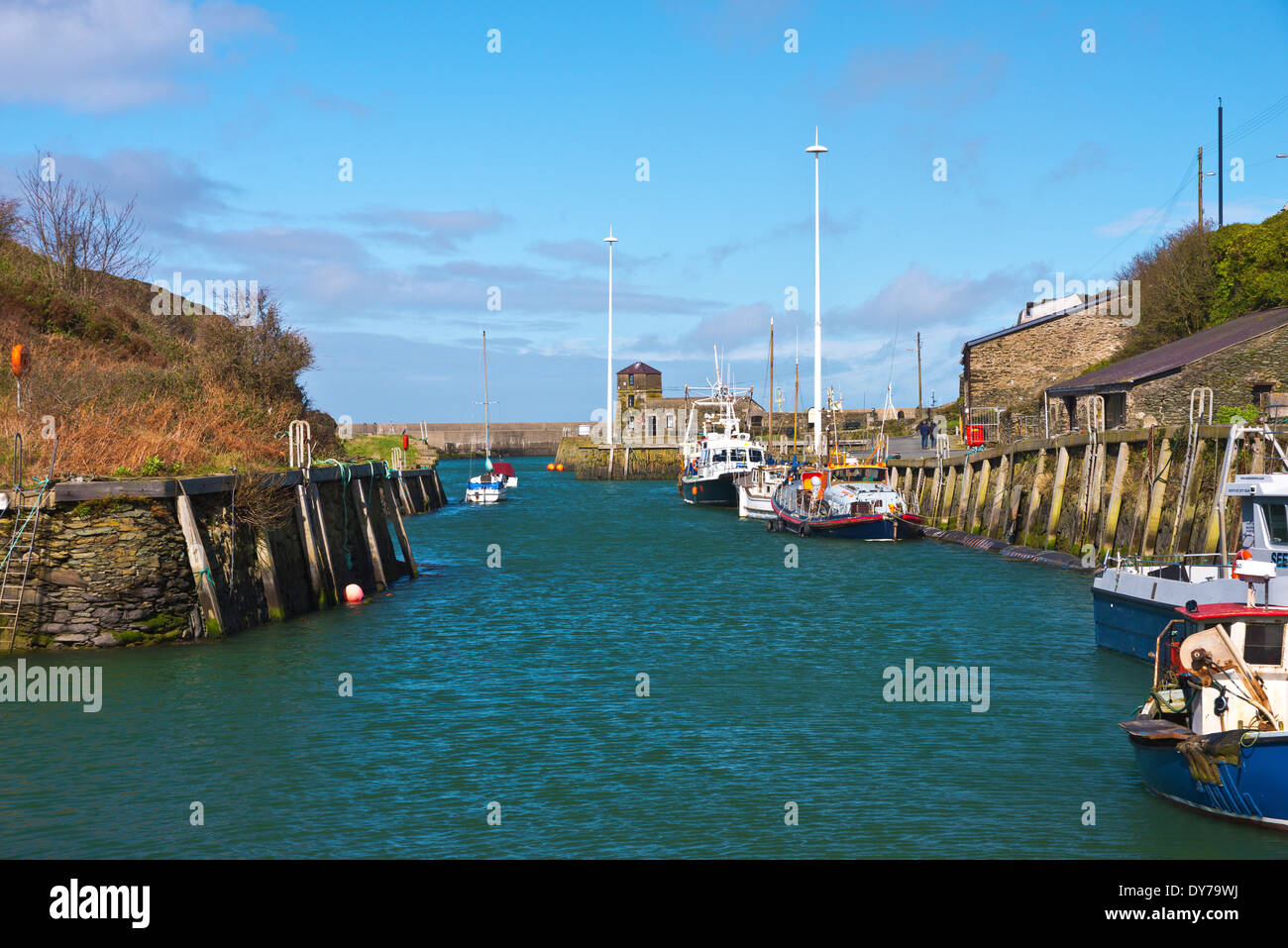 Amlwch Port 04 2014 Anglesey North Wales uK Stock Photo - Alamy
