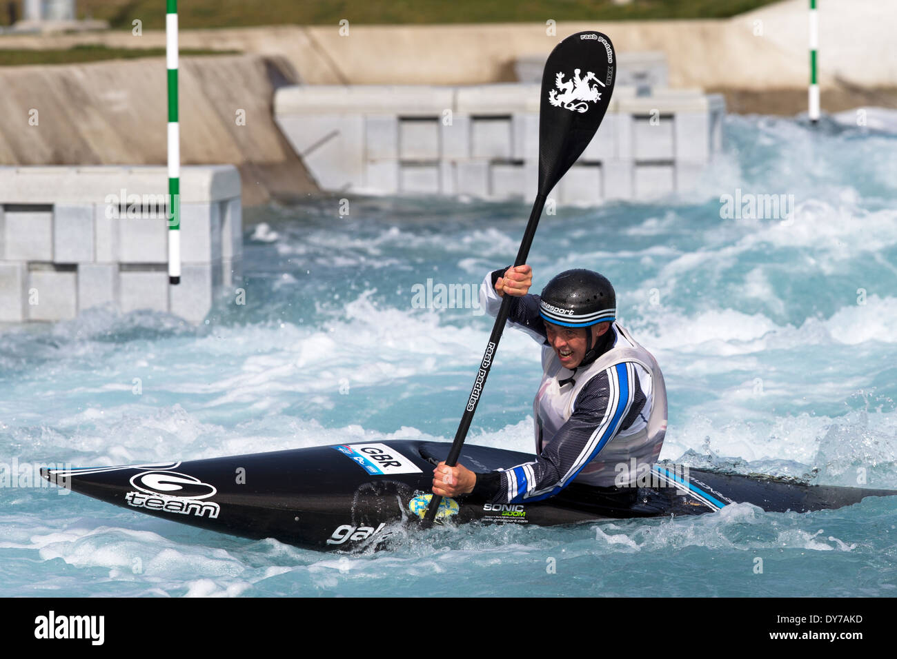 Joe Clarke Semi-Final K1 Men's GB Canoe Slalom 2014 Selection Trials ...