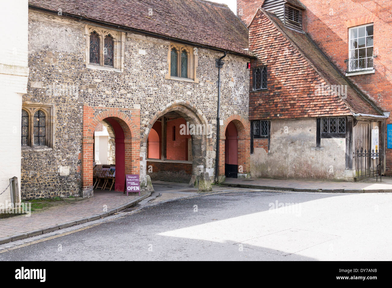 St Swithuns church above Kingsgate Winchester Hampshire UK Stock Photo ...
