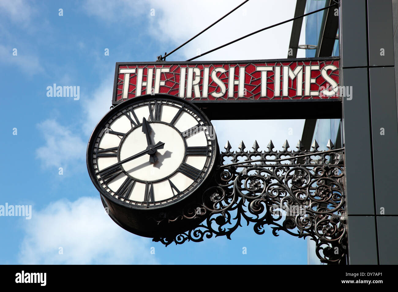 Irish times clock hi-res stock photography and images - Alamy
