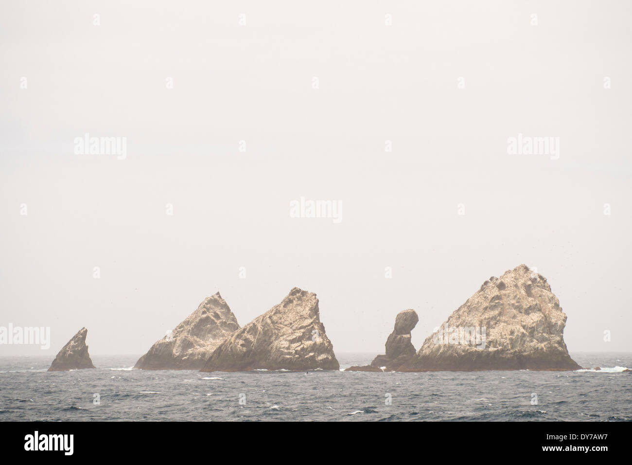 Shag Rocks, extremely remote islands between South Georgia and ...