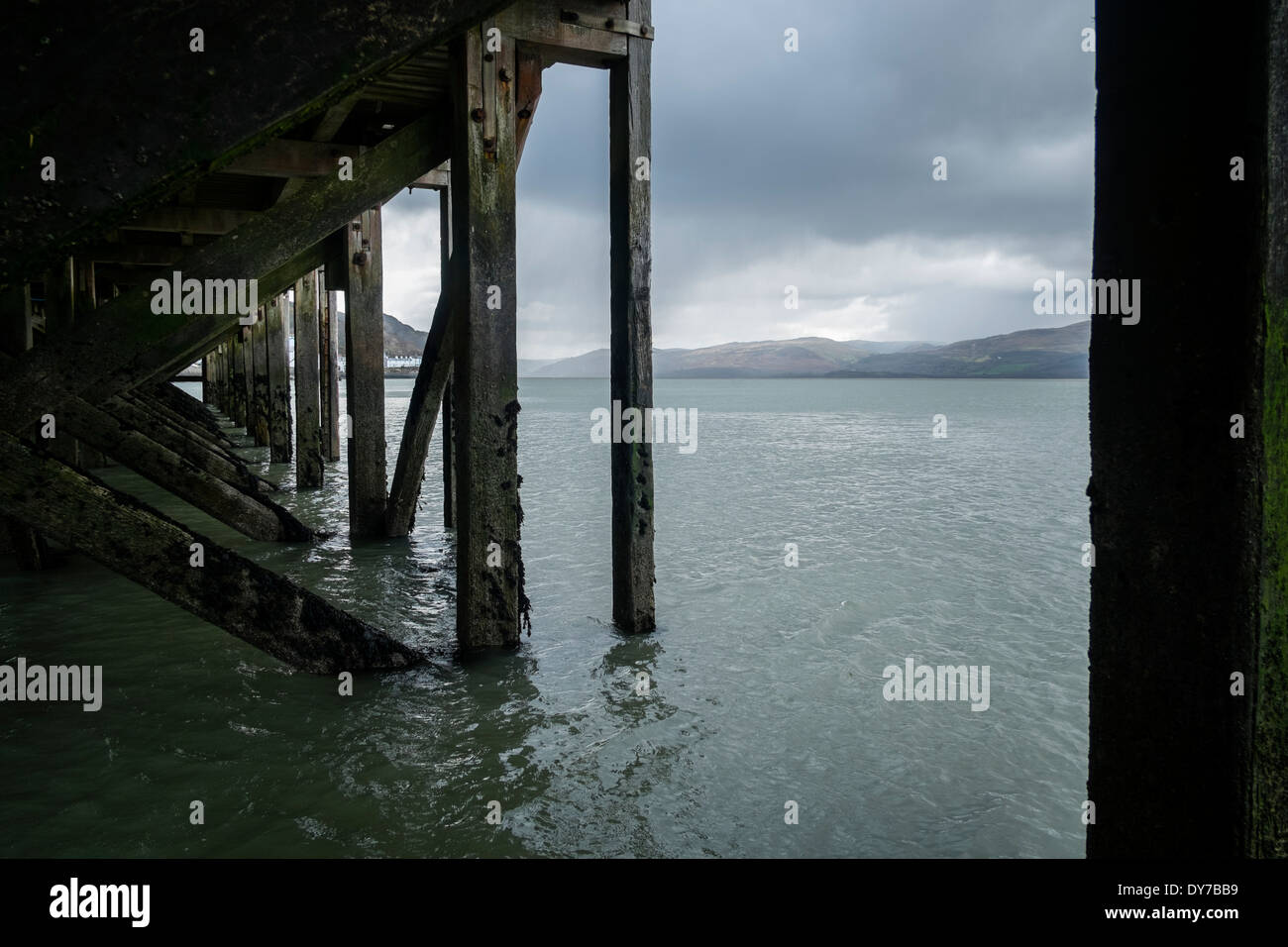 Aberdyfi jetty hi-res stock photography and images - Alamy