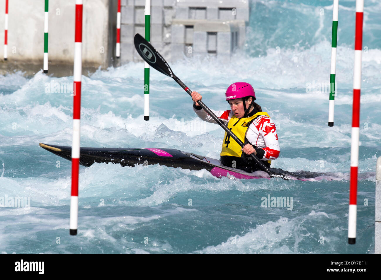 Hana Oliphant, Semi-Final K1 Women's GB Canoe Slalom 2014 Selection ...
