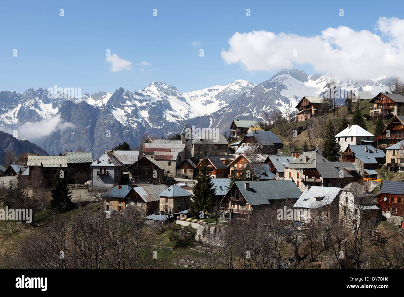 Village alpe dhuez hi-res stock photography and images - Alamy