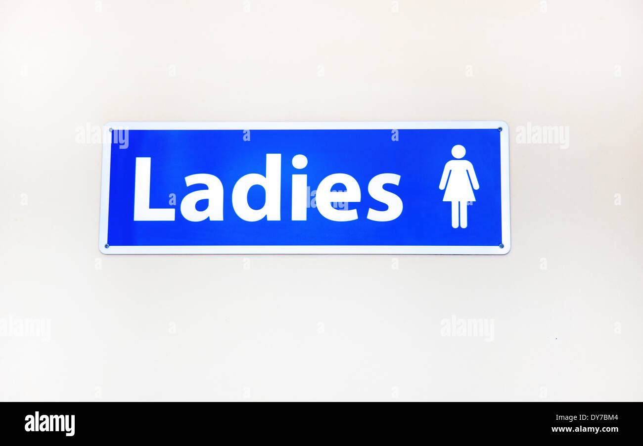 Ladies toilet sign hi-res stock photography and images - Alamy