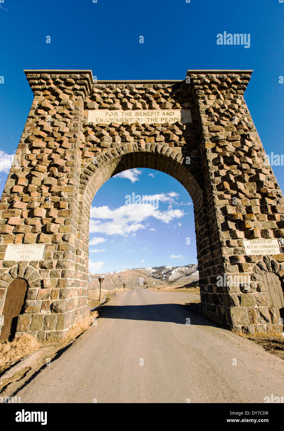 Roosevelt arch 1903 rusticated triumphal hi-res stock photography and ...
