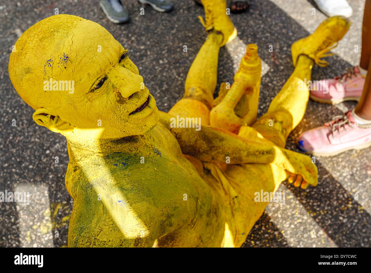 Jouvert, Trinidad Carnival, Port of Spain, Trinidad Stock Photo - Alamy