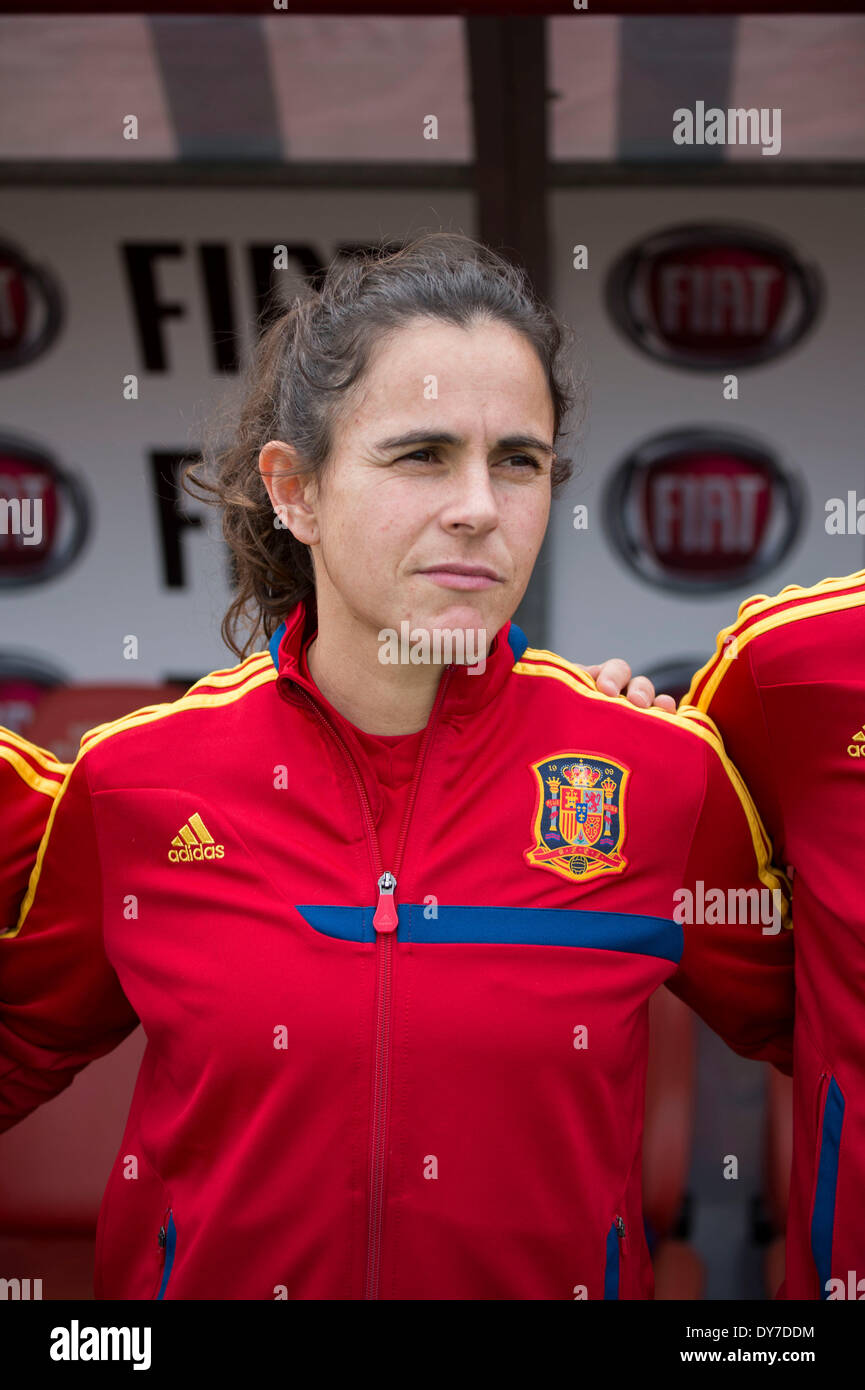 Vicenza, Italy. 5th Apr, 2014. Elisabeth Ibarra Rabancho (ESP) Football ...