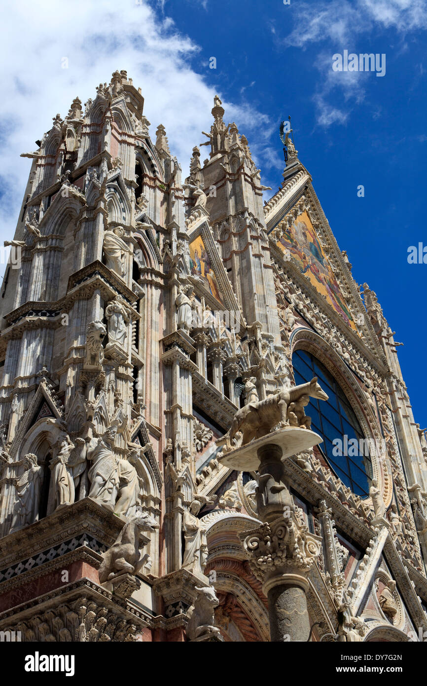 Duomo di Siena (Cathedral of Siena), Siena, Tuscany, Italy Stock Photo ...