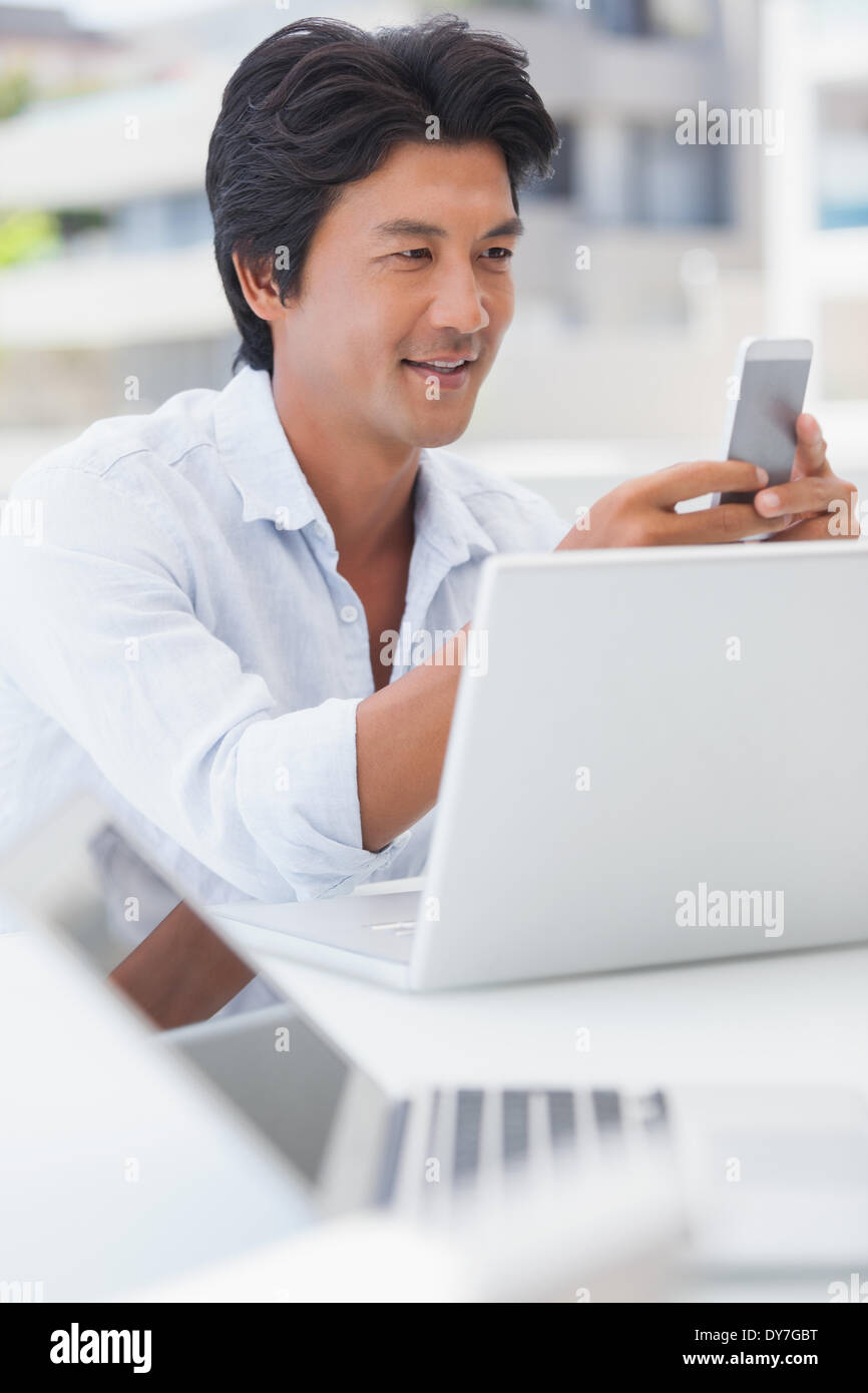 Asian happy message hi-res stock photography and images - Alamy