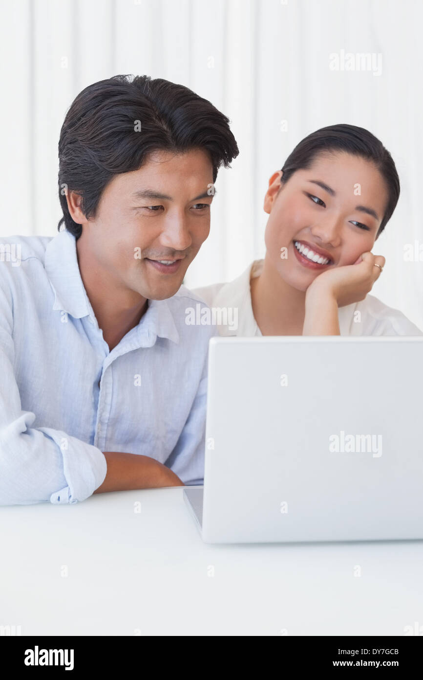 Korean couple computer hi-res stock photography and images - Alamy