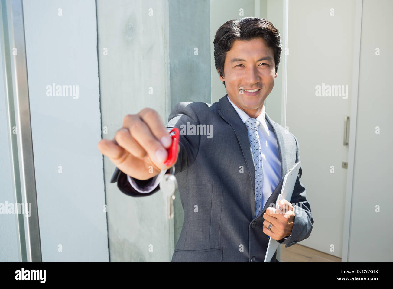Man, clipboard, door hi-res stock photography and images - Alamy