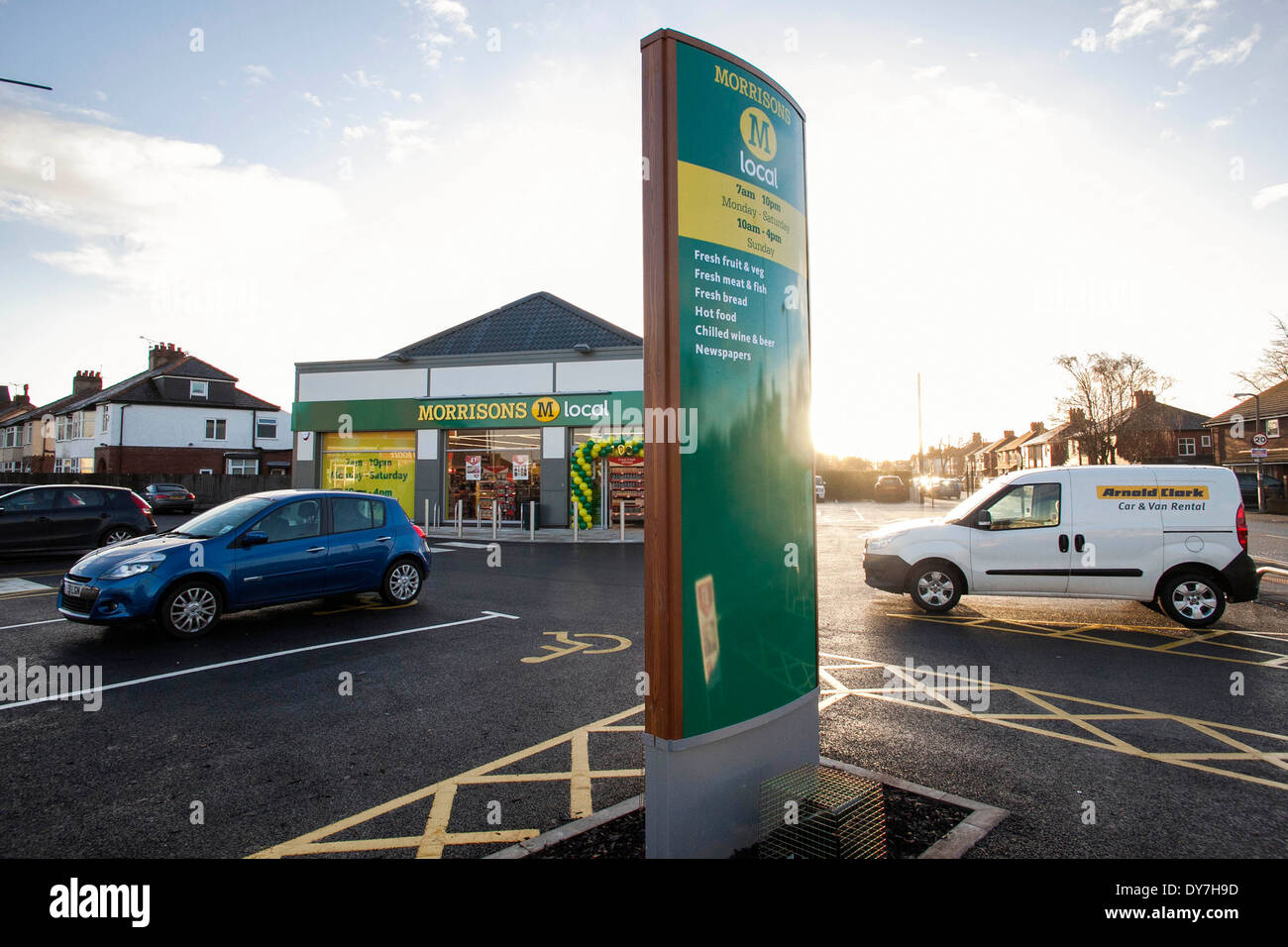 Morrisons M Local on Blackpool Road , Preston Stock Photo - Alamy