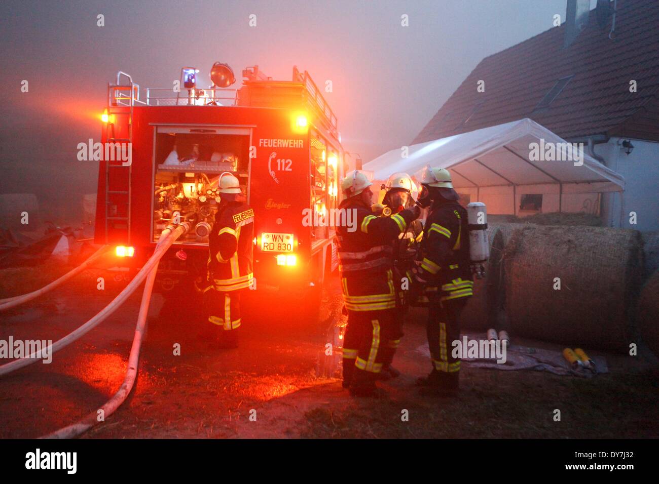 Feature picture firefighters, fire and equipment, Germany, various ...