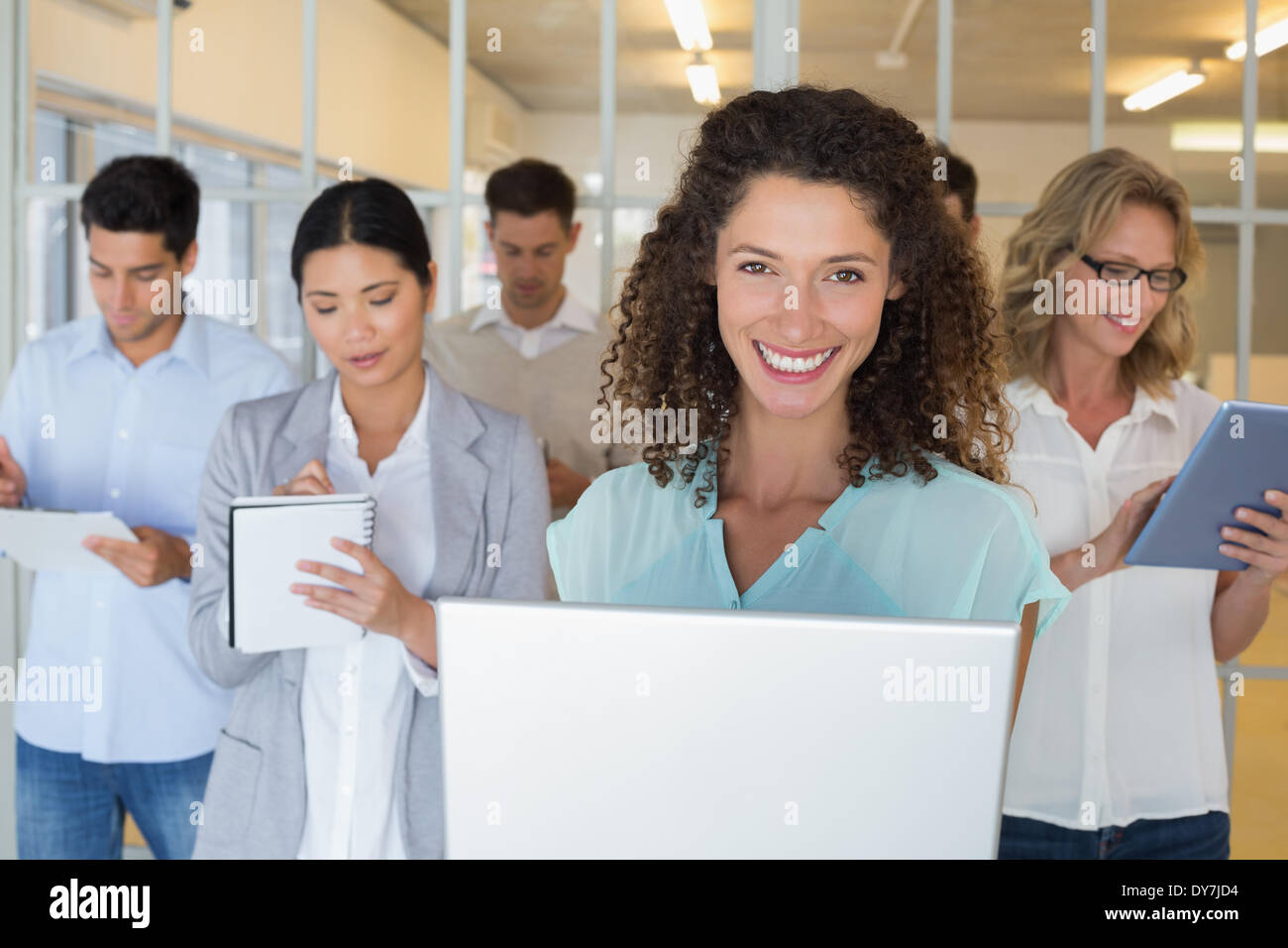 Woman taking notes boss hi-res stock photography and images - Alamy