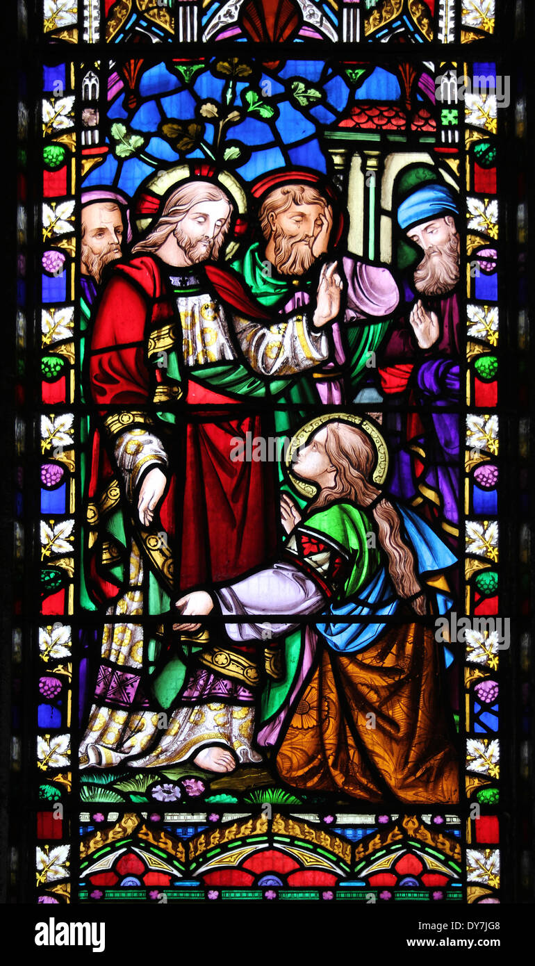 Stained Glass Window In St George's Church, a Grade I listed building ...