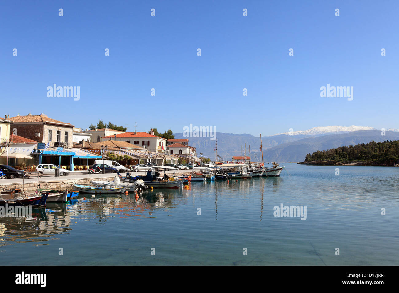 greece fokida corinthian gulf galaxidi Stock Photo - Alamy