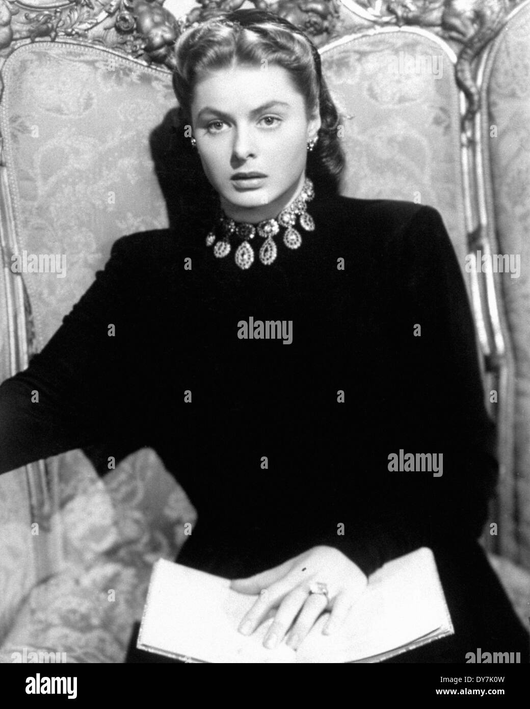 NOTORIOUS - Ingrid Bergman - Directed by Alfred Hitchcock - RKO - 1946 Stock Photo - Alamy