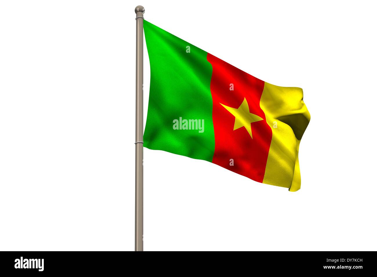 Digitally generated cameron national flag Stock Photo - Alamy