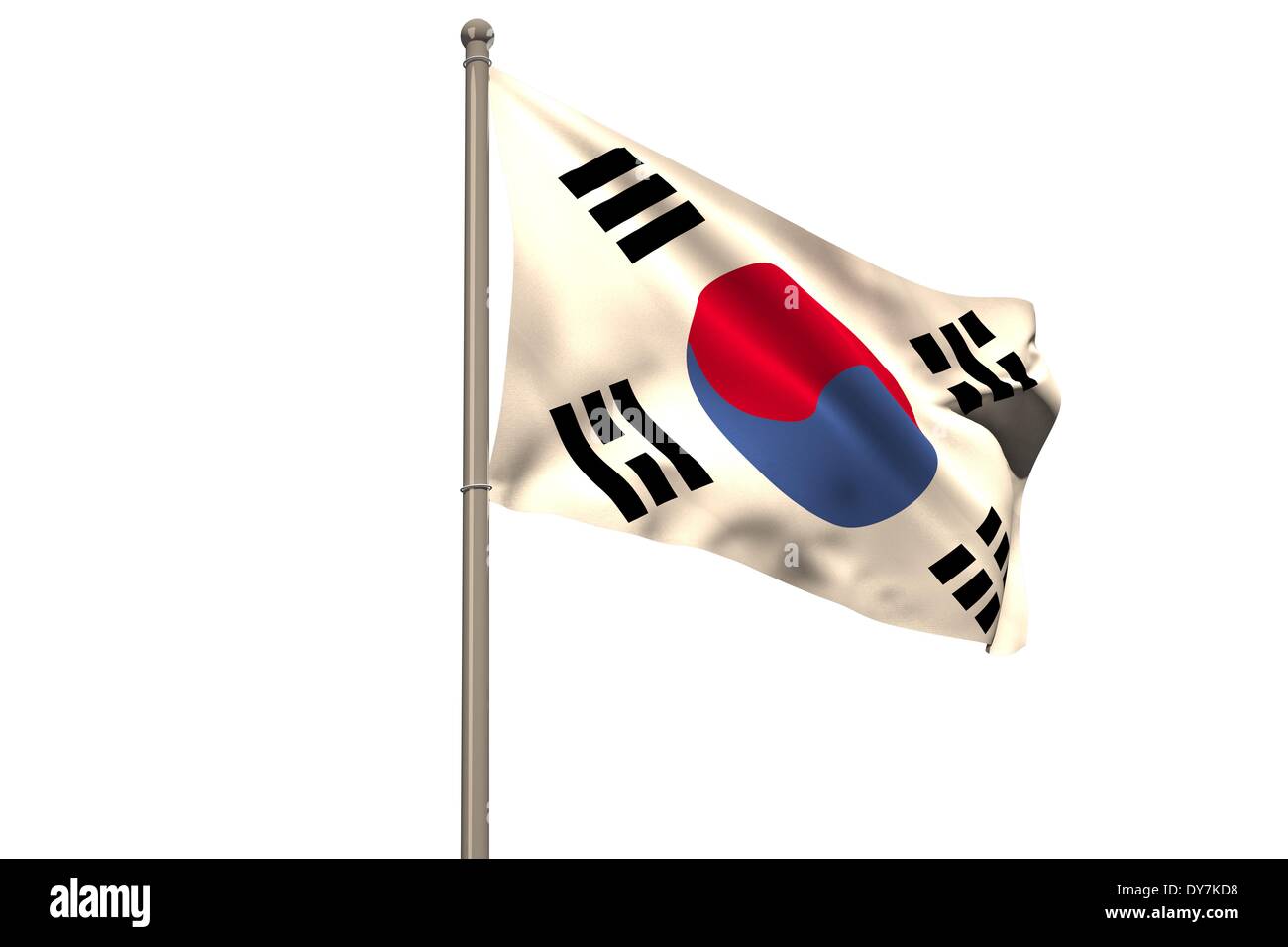 National flag of korea hi-res stock photography and images - Alamy