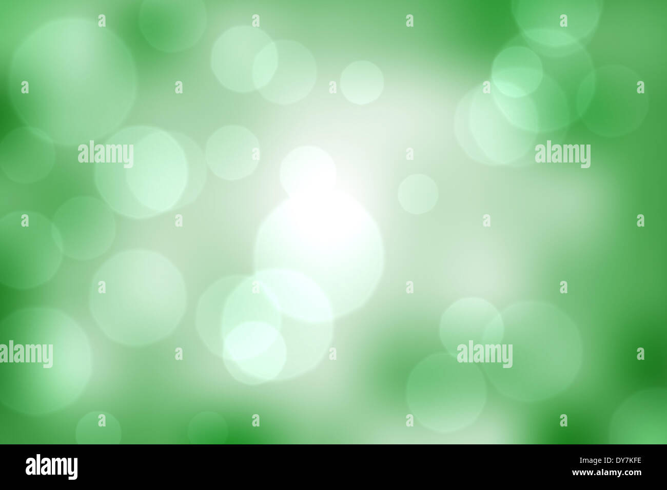 Green abstract light spot design Stock Photo - Alamy