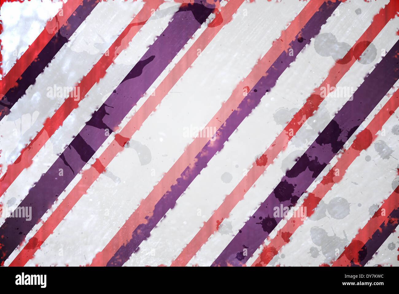 Digitally generated linear design with paint splashes Stock Photo - Alamy