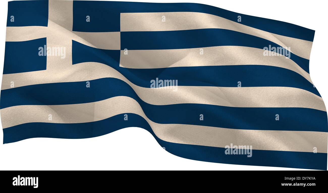 Digitally generated greek national flag Stock Photo - Alamy