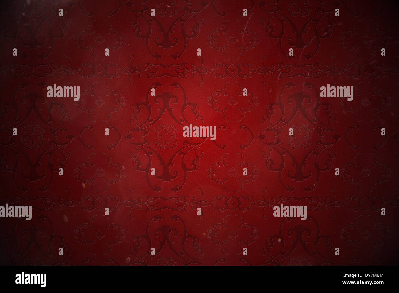 Elegant patterned wallpaper in red tones Stock Photo - Alamy
