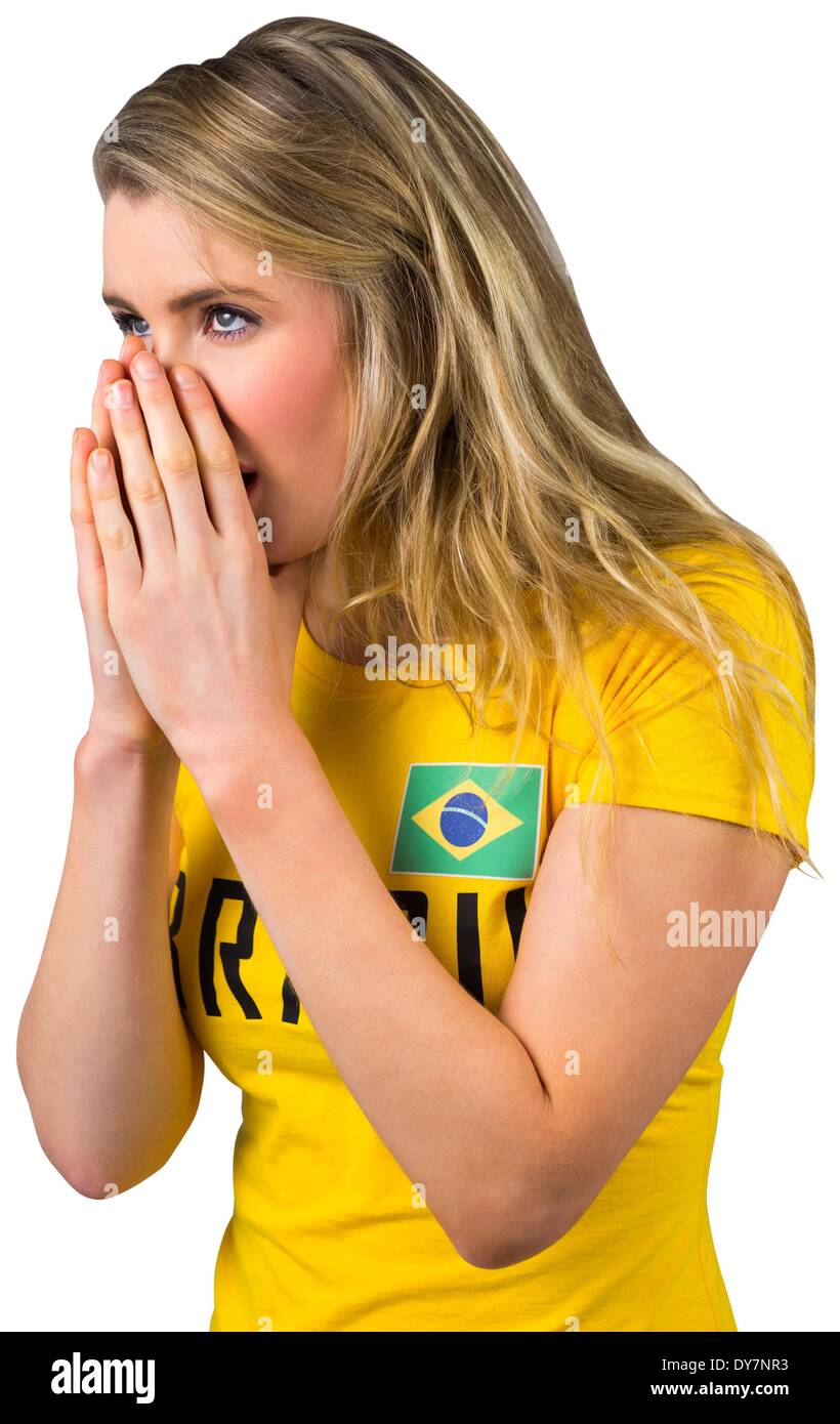 Nervous football fan hi-res stock photography and images - Alamy