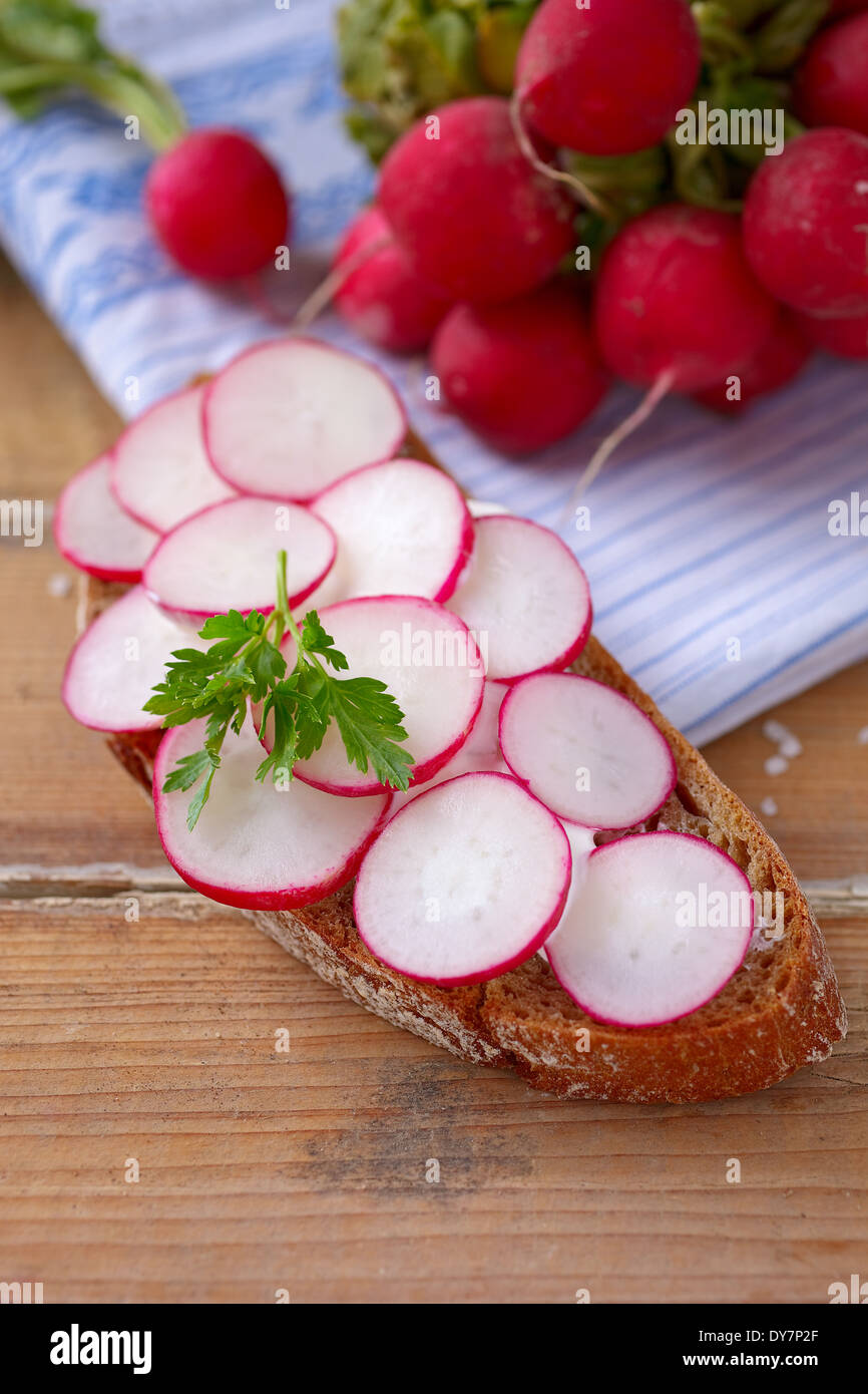 Radish and bread hi-res stock photography and images - Alamy