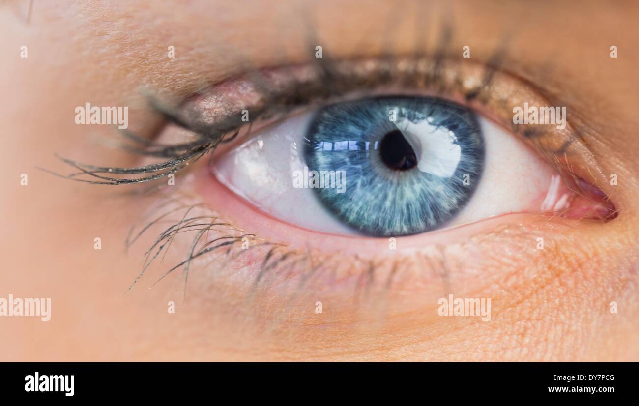 Beautiful blue eye model hi-res stock photography and images - Alamy