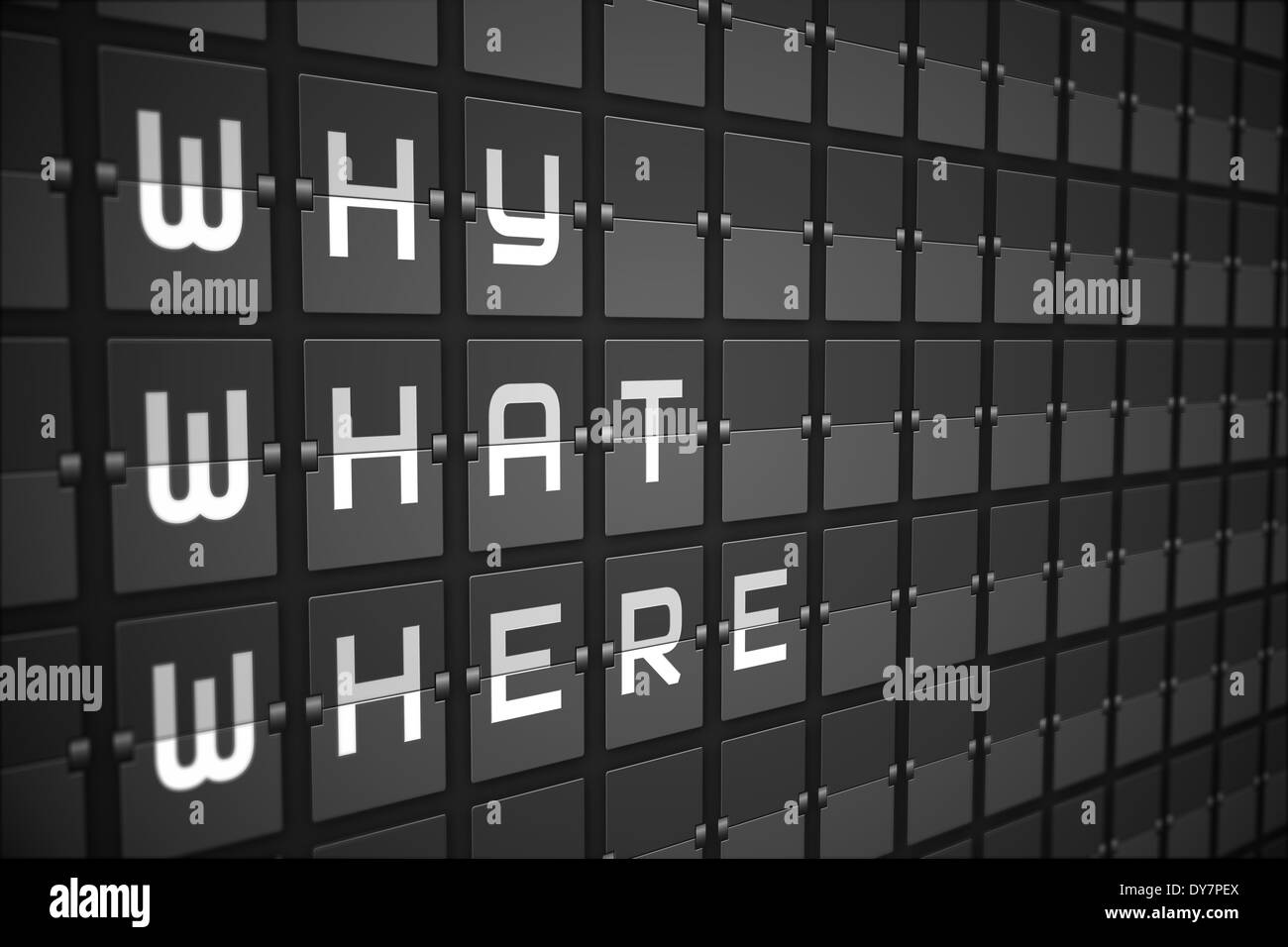 Question panel Black and White Stock Photos & Images - Alamy