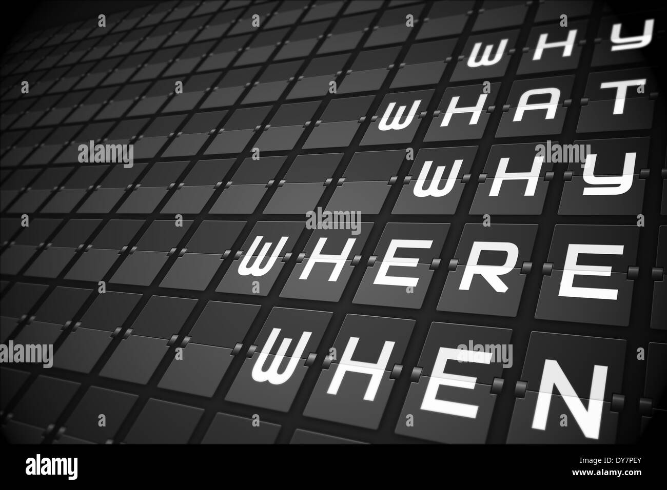 Question panel Black and White Stock Photos & Images - Alamy