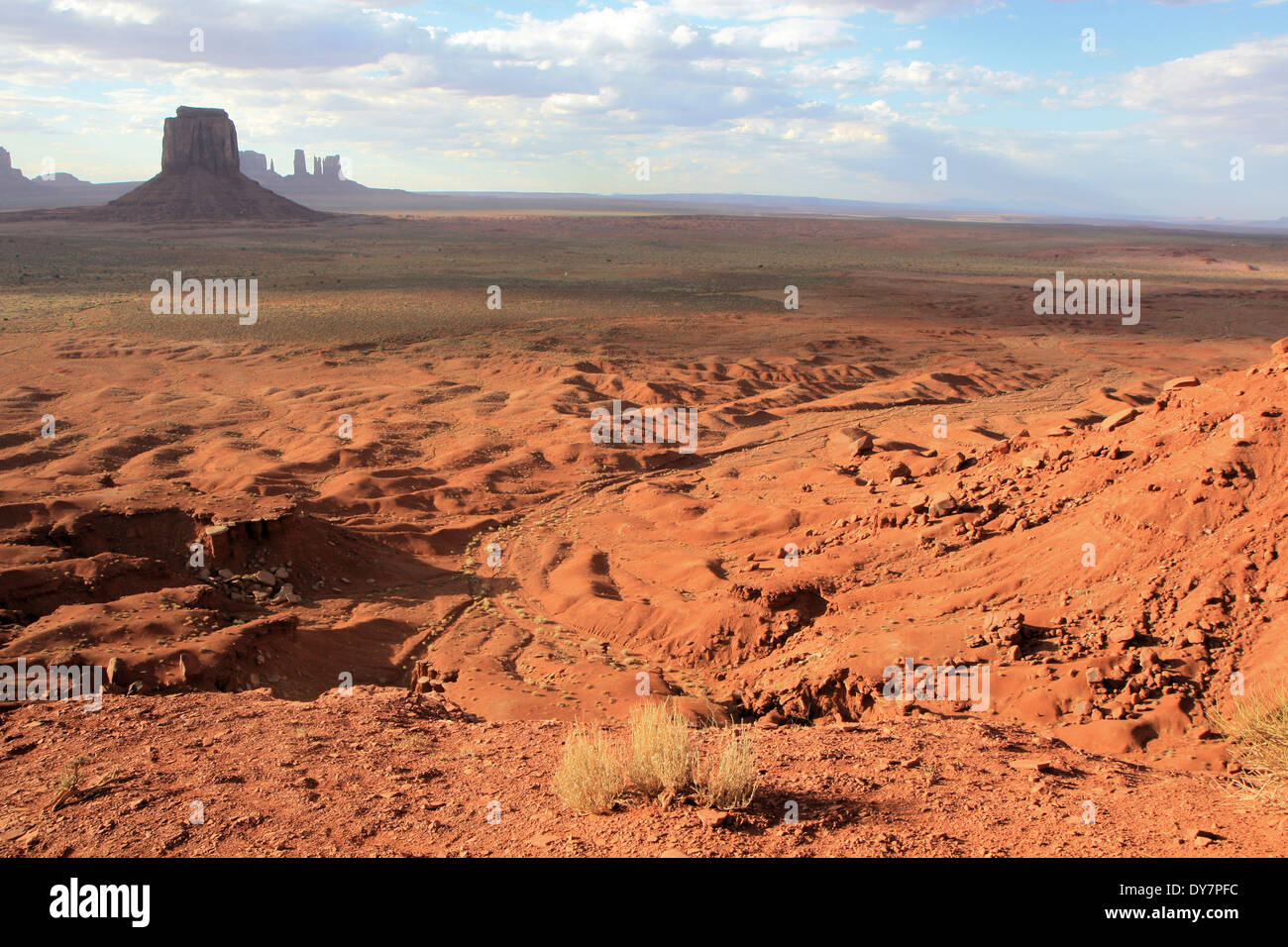 Merrick butte at sunset, Monument valley, Utah, USA Stock Photo - Alamy